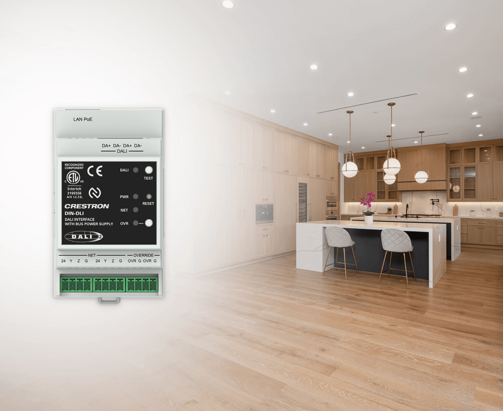 The Crestron DIN-DLI Lighting Controller [Crestron Electronics, Inc.]