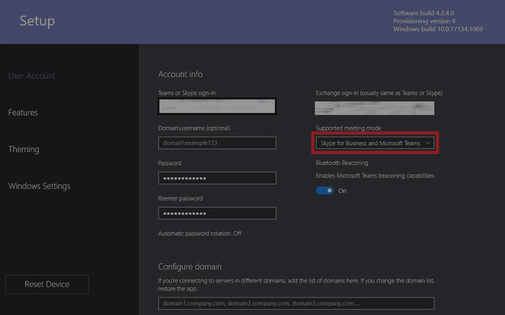 Explaining supported Meeting Mode on Microsoft Teams Room system ...