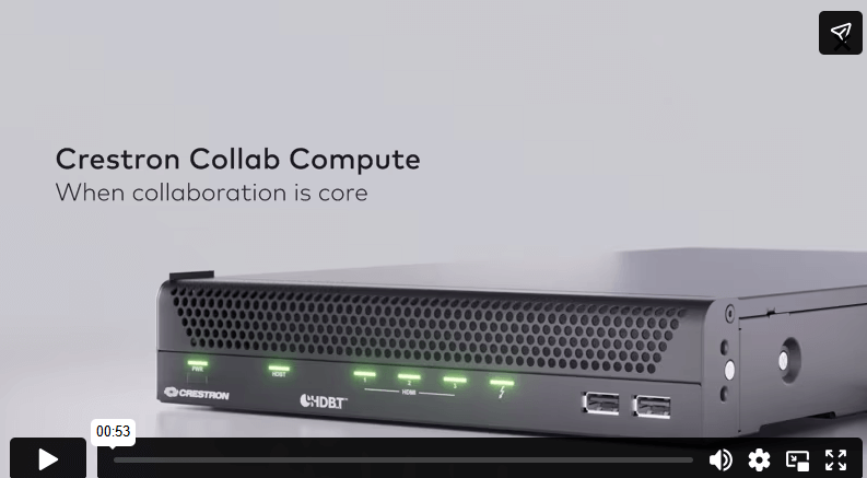 Crestron Collab Compute — The Foundation for Collaboration [Crestron ...