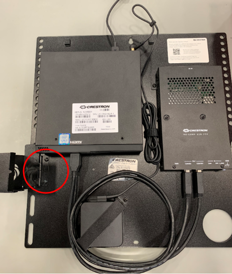 Install a Crestron Flex System on an rp Visuals Wallmate