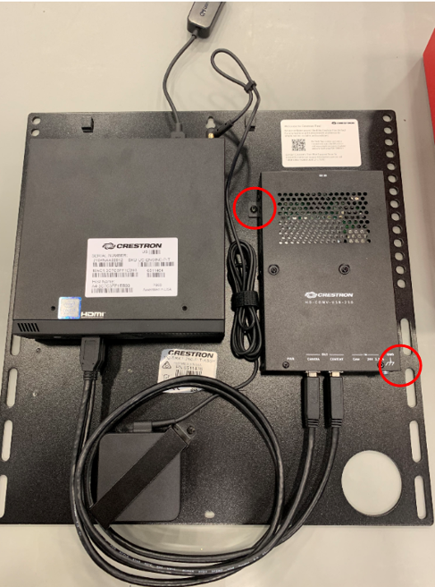 Install a Crestron Flex System on an rp Visuals Wallmate