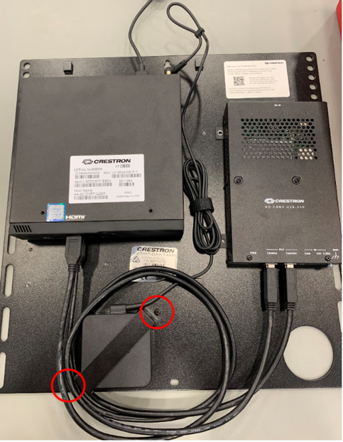 Install a Crestron Flex System on an rp Visuals Wallmate