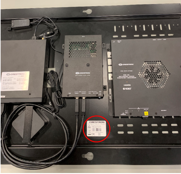 Install a Crestron Flex System on an rp Visuals Wallmate